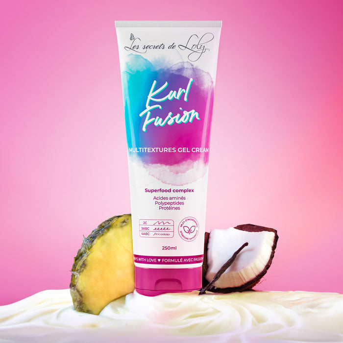Kurl Fusion - Gel crème coiffant nourrissant et hydratant - 250ml